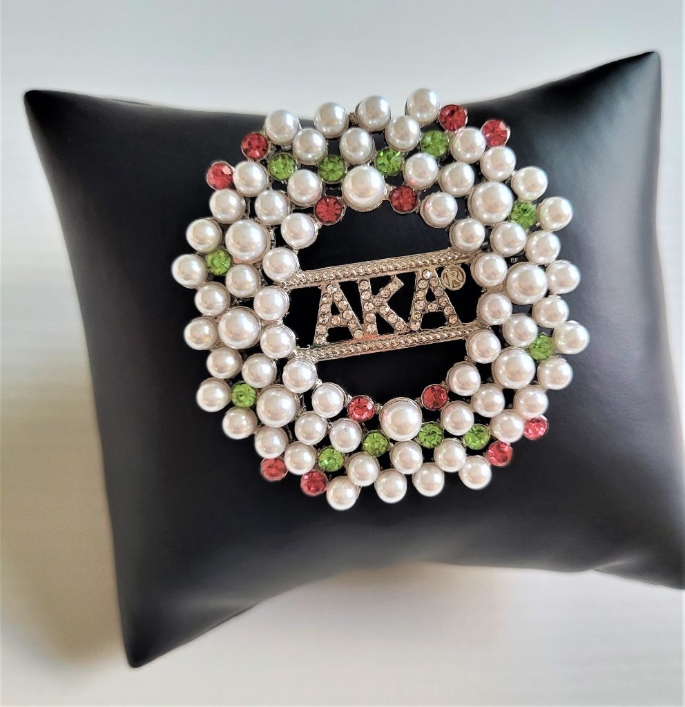 AKA Pin - Pink & Green Cluster Lapel Pin