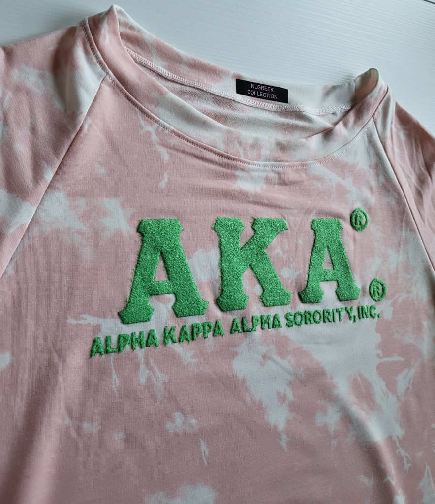 AKA Long Sleeve Shirt - AKA Marble Tye-Dye Top