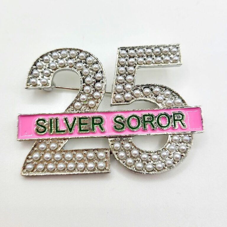 25 Silver Soror Pin - NL Greek